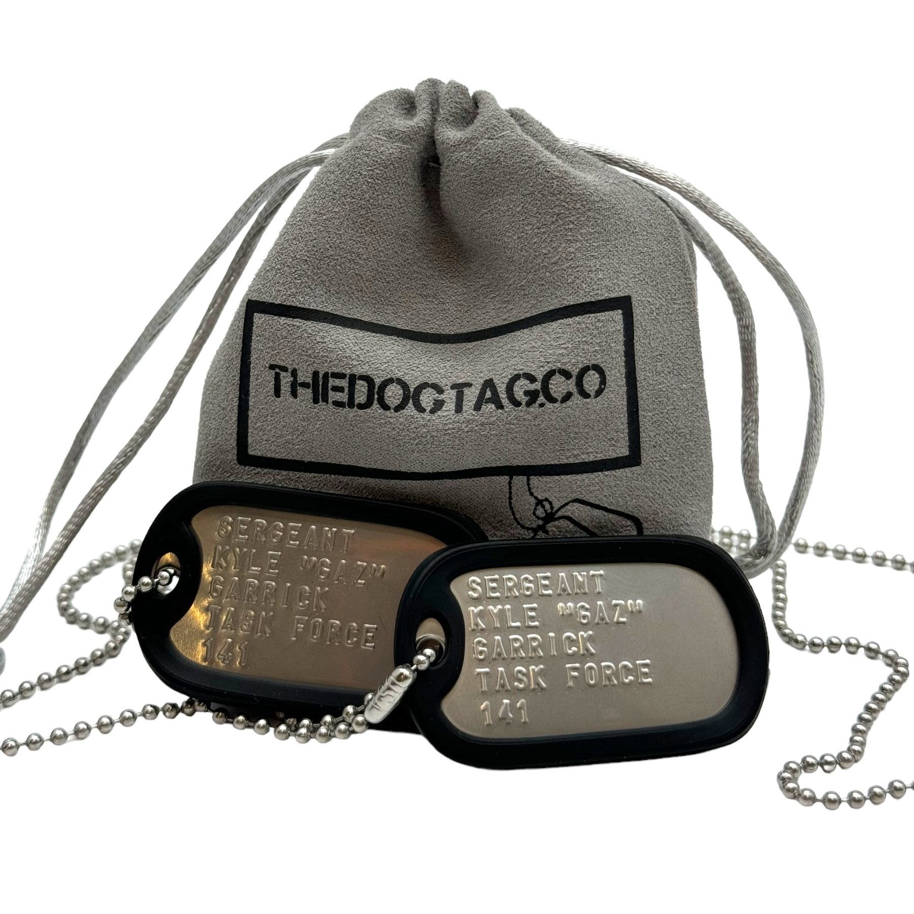 'KYLE GAZ GARRICK' Military Dog Tags - Cosplay Costume Prop Replica ...