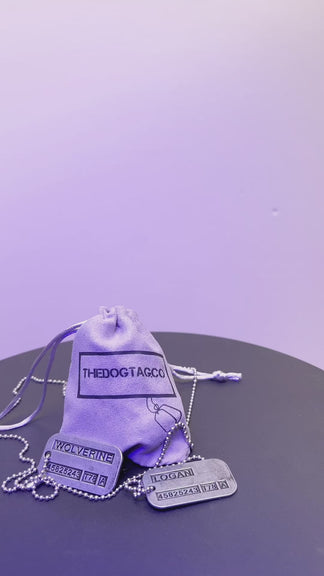 'WOLVERINE' Logan Military Dog Tags - Cosplay Costume Prop Replica ...