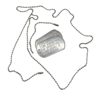 Captain John Price Military Dog Tag Set- Stainless Steel - Chains Incl ...