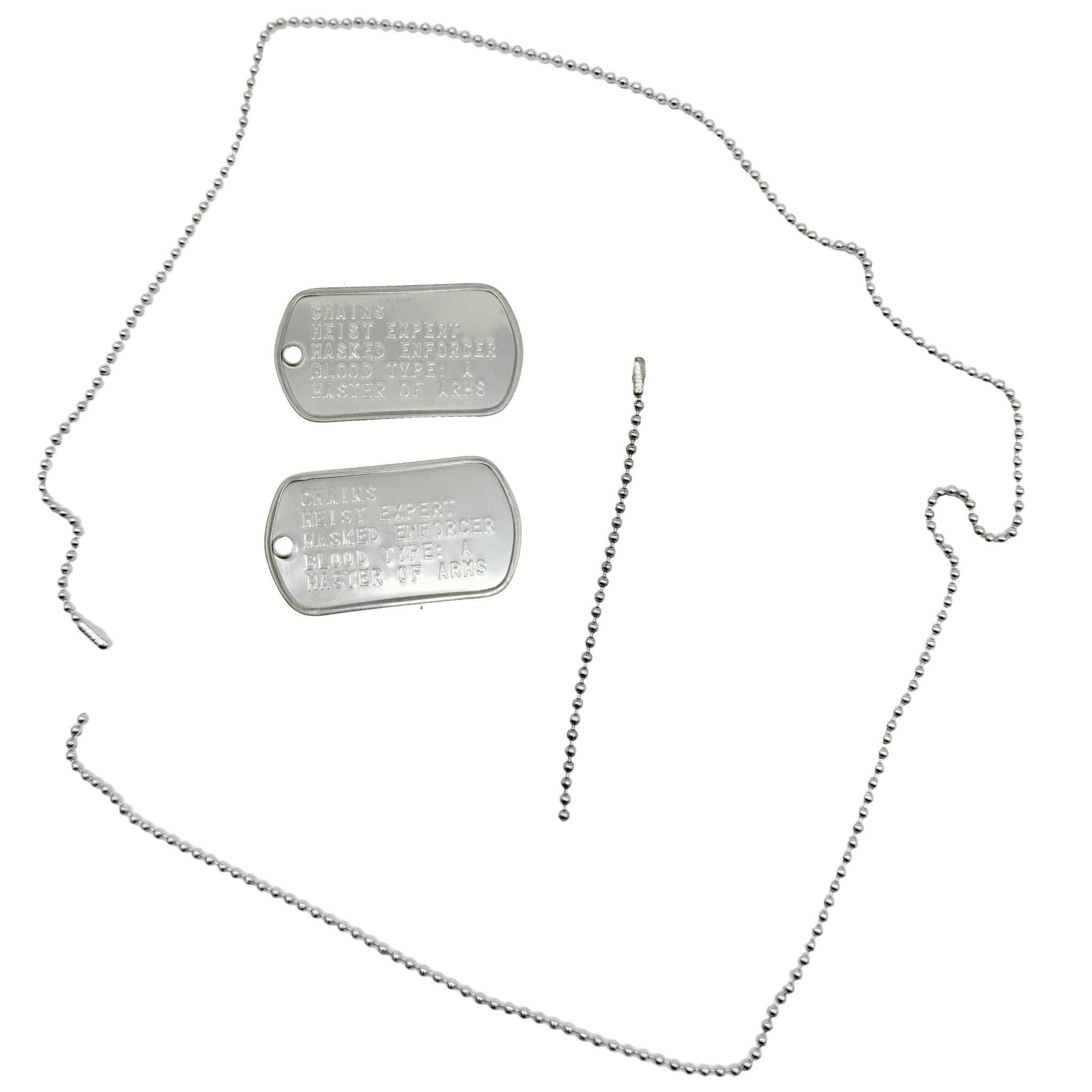 'CHAINS' Inspired US Military DOG TAGS- Collector's Pendant Necklace C ...