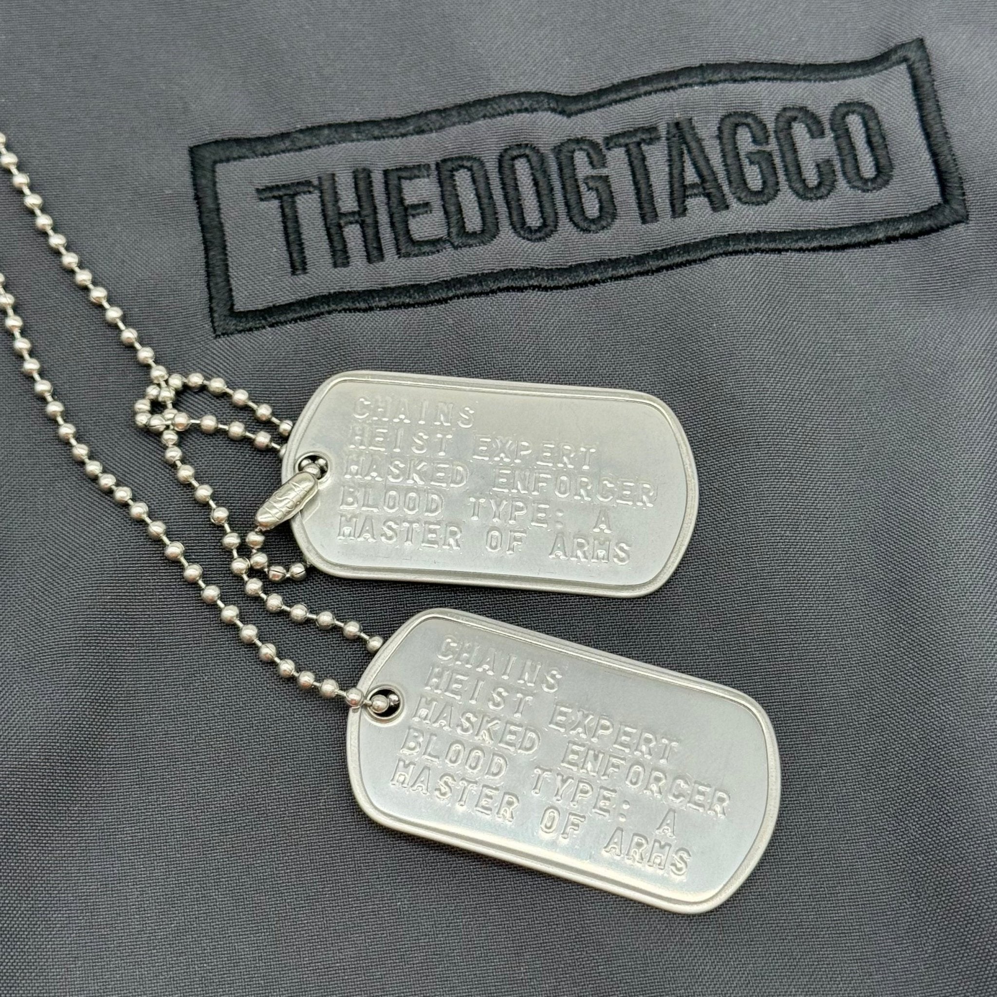 'CHAINS' Inspired US Military DOG TAGS- Collector's Pendant Necklace C ...