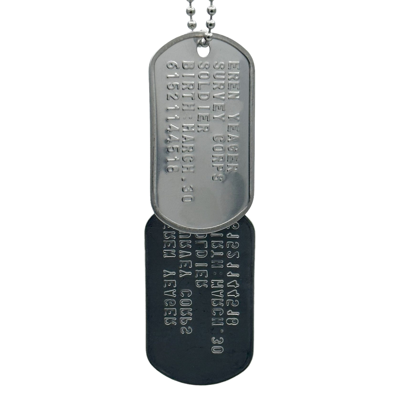 Buy 'EREN YEAGER' Dog Tags - Chains Included | TheDogTagCo
