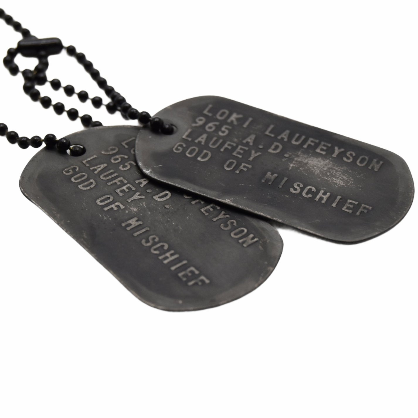 'GOD OF MISCHIEF' LOKI 'ELITE EDITION' Military Dog Tags – TheDogTagCo