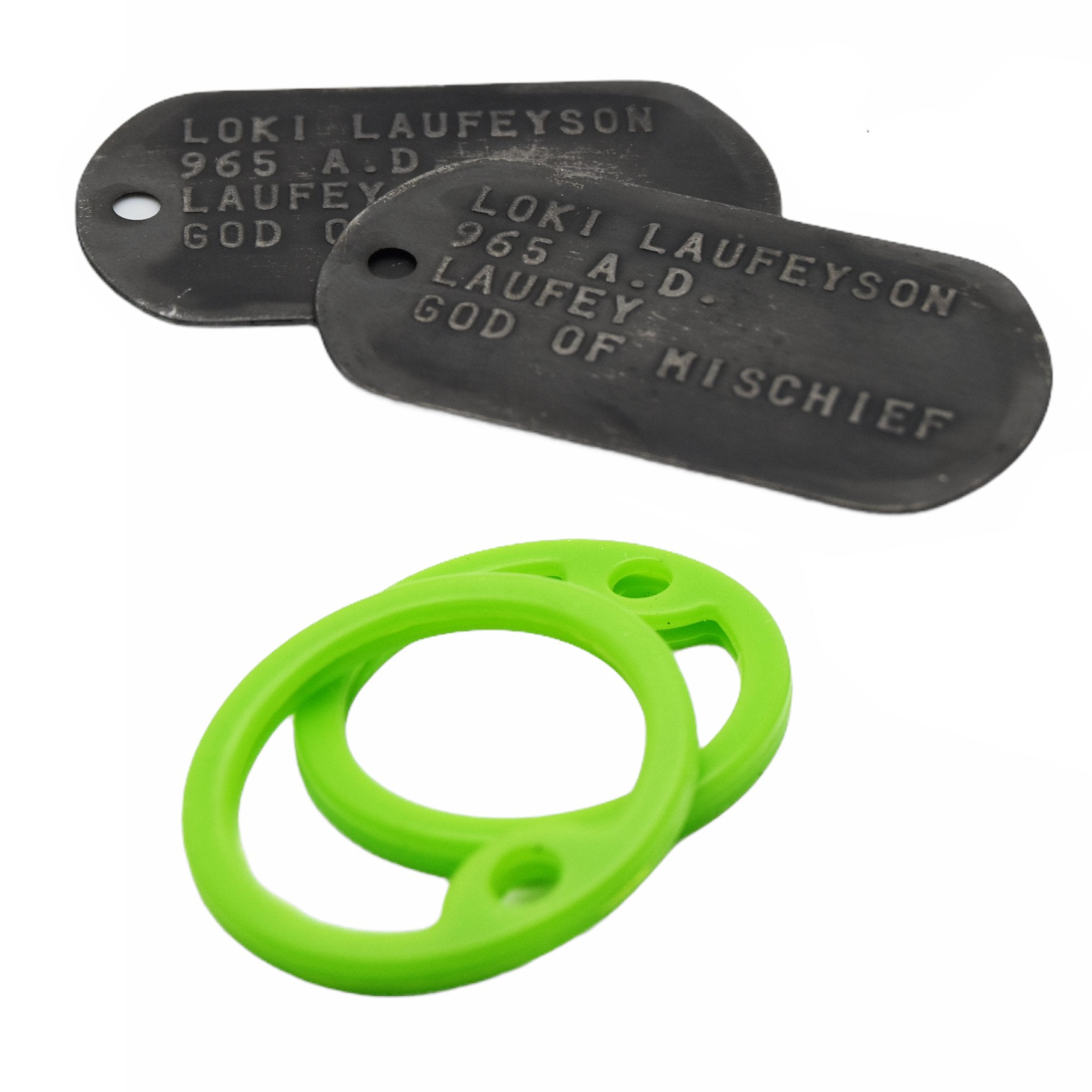 'GOD OF MISCHIEF' LOKI 'ELITE EDITION' Military Dog Tags – TheDogTagCo