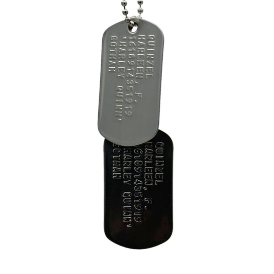 'Harley Quinn' Dog Tags - Costume Cosplay Prop Replica Military ...