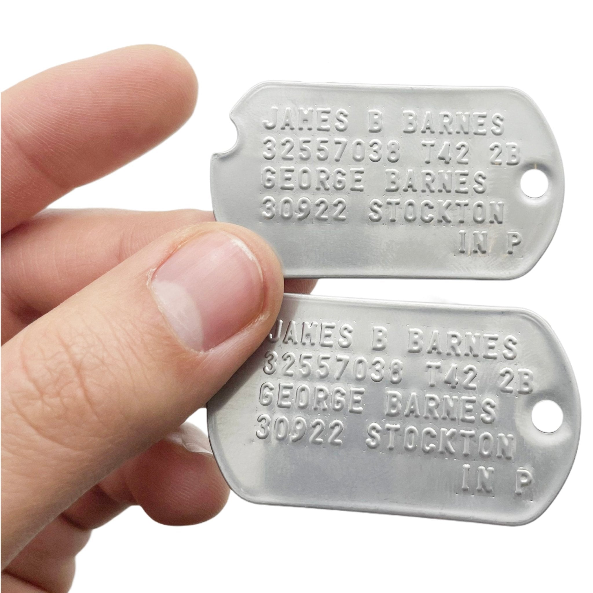 James 'Bucky' Barnes WWII Style Military Dog Tags Prop Replica ...