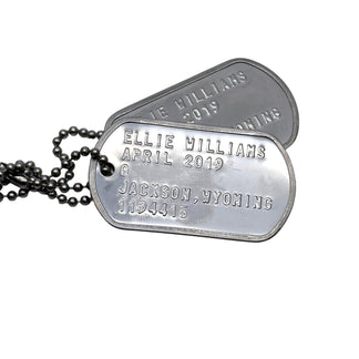 'NEW KID' Military Dog Tags - Cosplay Costume Prop Replica – TheDogTagCo