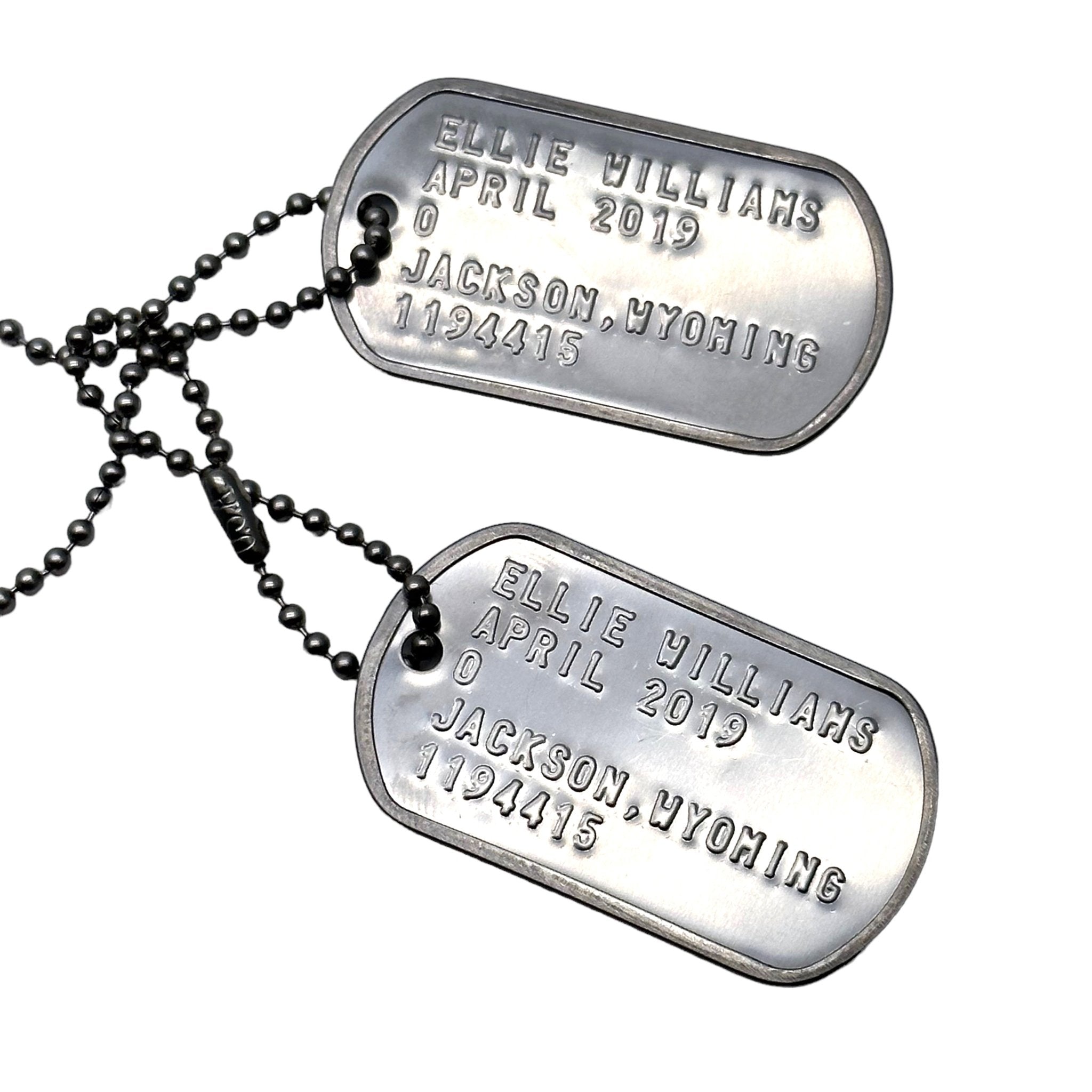 'NEW KID' Military Dog Tags - Cosplay Costume Prop Replica – TheDogTagCo