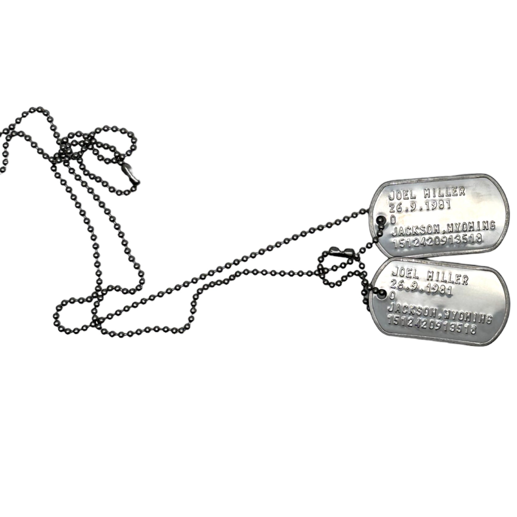 'OLD TIMER' Military Dog Tags - Cosplay Costume Prop Replica – TheDogTagCo