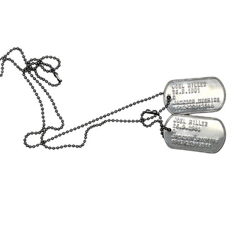 'OLD TIMER' Military Dog Tags - Cosplay Costume Prop Replica – TheDogTagCo