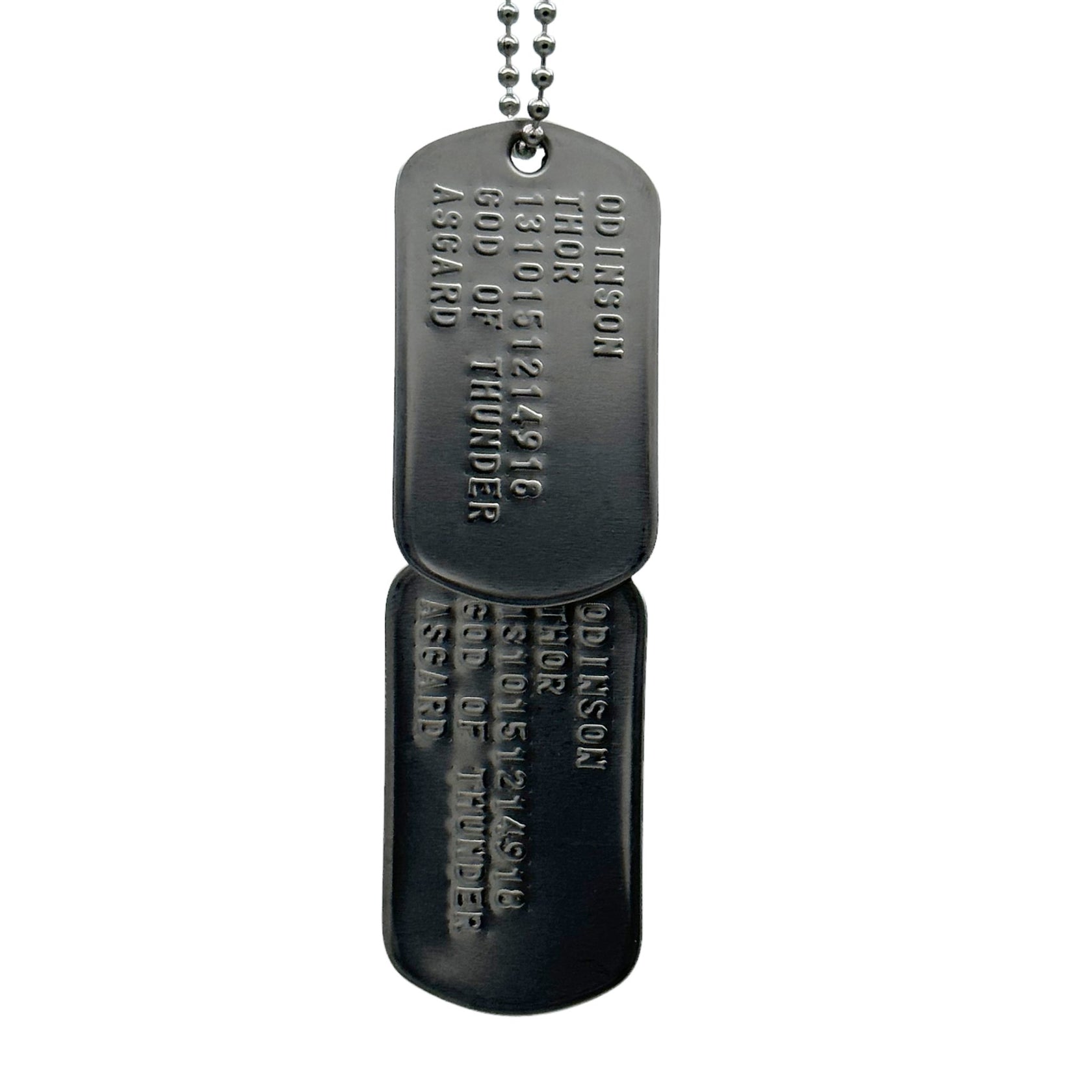 'THOR' Dog Tags - Costume Cosplay Prop Replica Military – TheDogTagCo