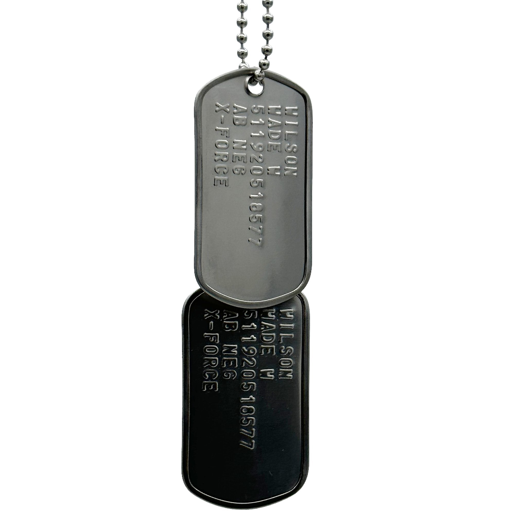 'WADE WILSON' Dog Tags - Costume Cosplay Prop Replica Military ...
