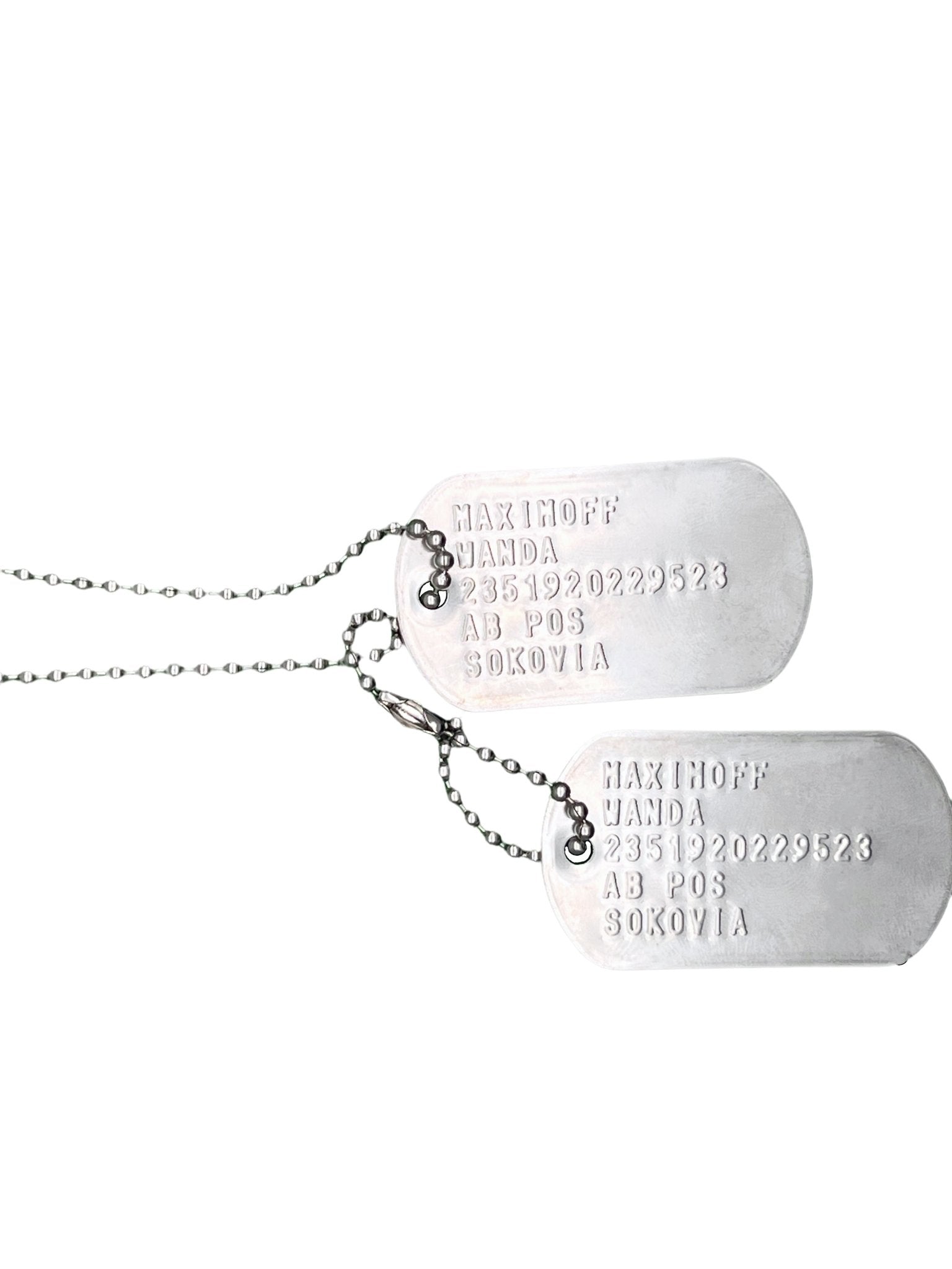 WANDA 'Scarlet Witch' MAXIMOFF Military Dog Tags | TheDogTagCo